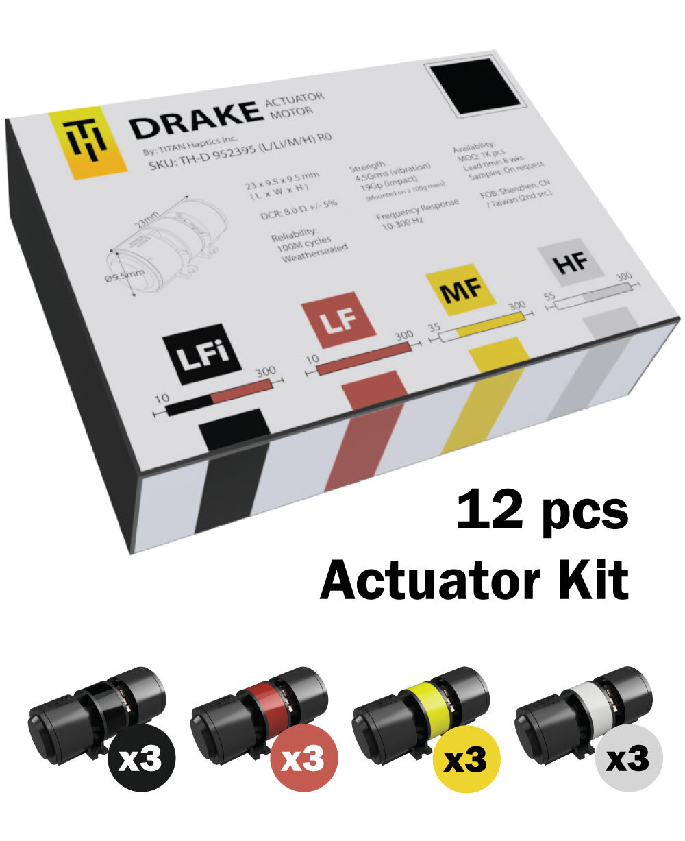 DRAKE High Definition Haptic Motor Technology - TITAN Haptics