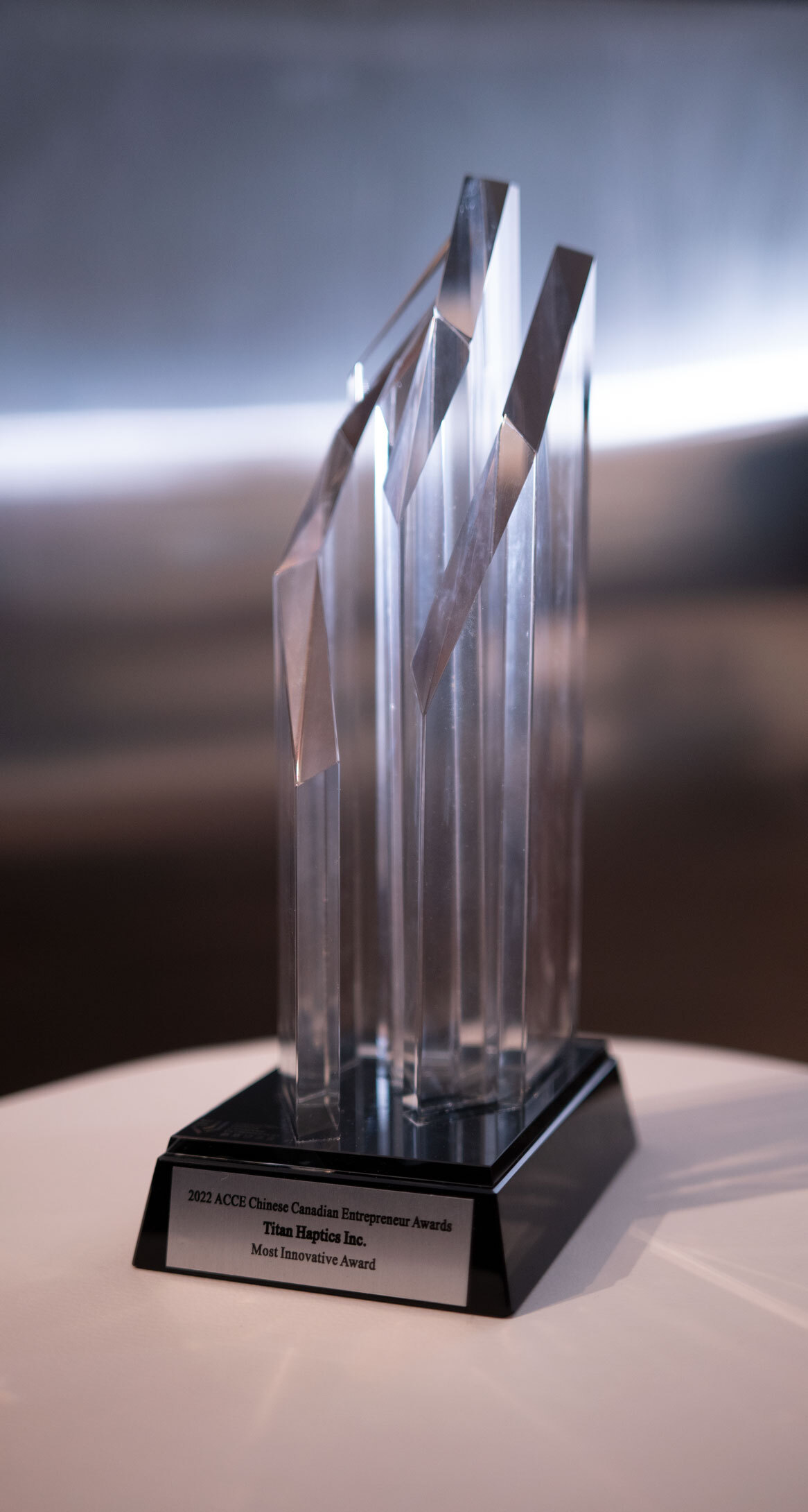 TITAN wins Most Innovative Business Award - TITAN Haptics