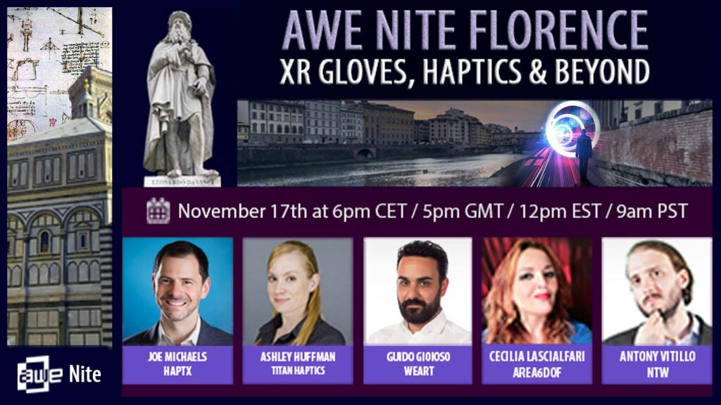 AWE: XR Gloves, Haptics & Beyond - TITAN Haptics