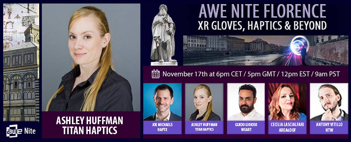 AWE: XR Gloves, Haptics & Beyond - TITAN Haptics